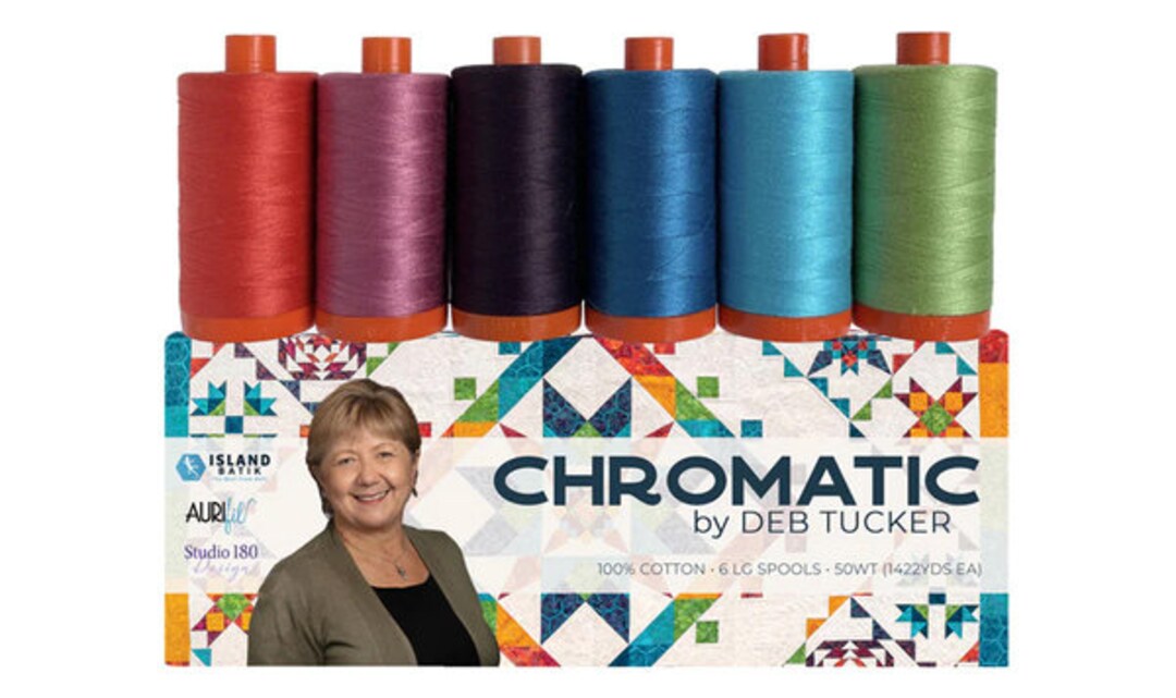 Chromatic Thread Set Deb Tucker DT50CC6 Aurifil Thread - Etsy