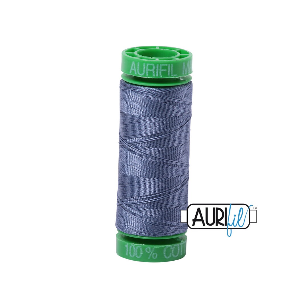 Dark Grey Blue 1248 40wt Small Spool Aurifil Thread - Etsy