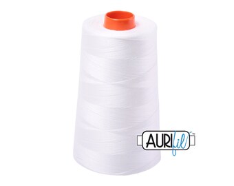AURIFIL Cone 2021 Natural White Egyptian Mako Cotton 50 Weight - Etsy