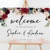 Sage Welcome Sign, Welcome Sign Template, Sage Floral Welcome Sign ...