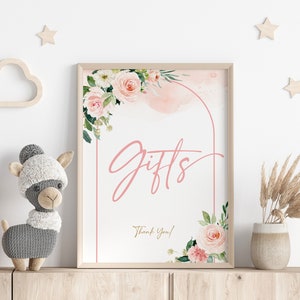 Gifts Sign, Baby Shower Gifts Sign, Printable Gifts Sign, Baby Shower ...