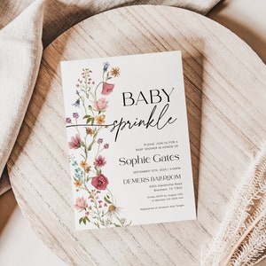 Baby Sprinkle Invitation | Sprinkle Baby Shower Invitation ...