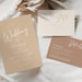 Beige Wedding Invitation, Wedding Invitation Template, Invitation With ...