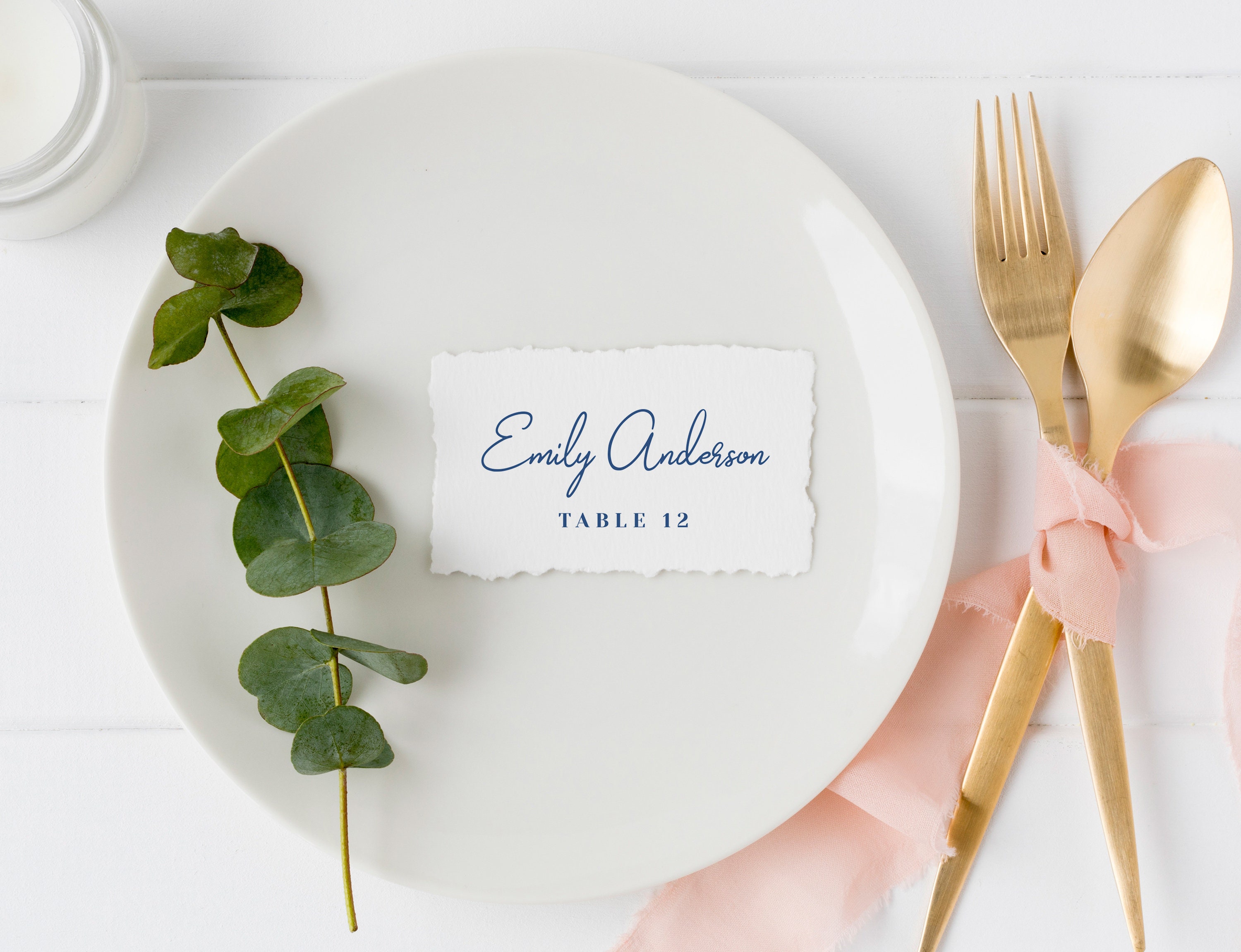 Place card template Wedding place cards Table seating cards | Etsy