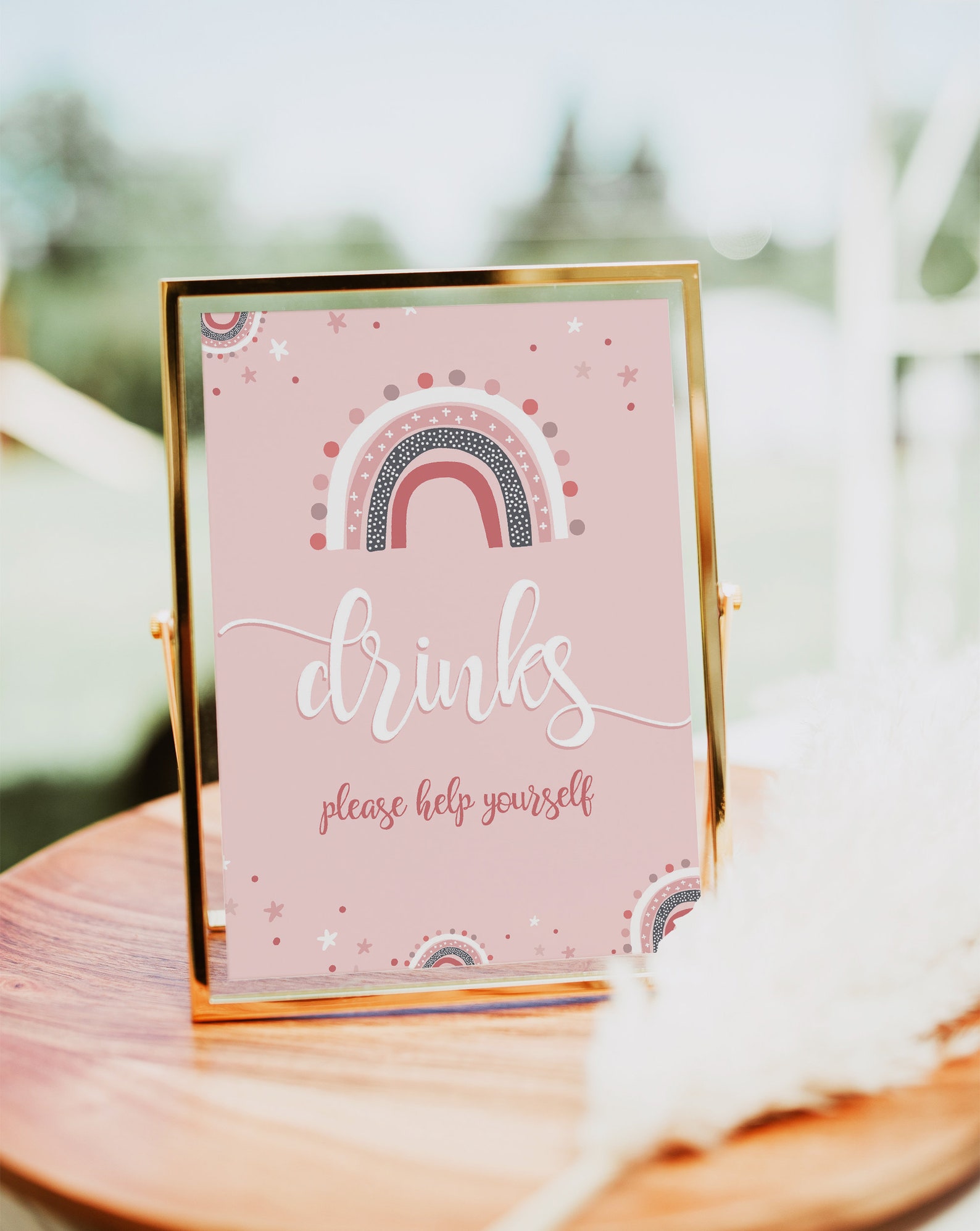 Drinks Sign Printable Drinks Sign Baby Shower Sign Baby - Etsy