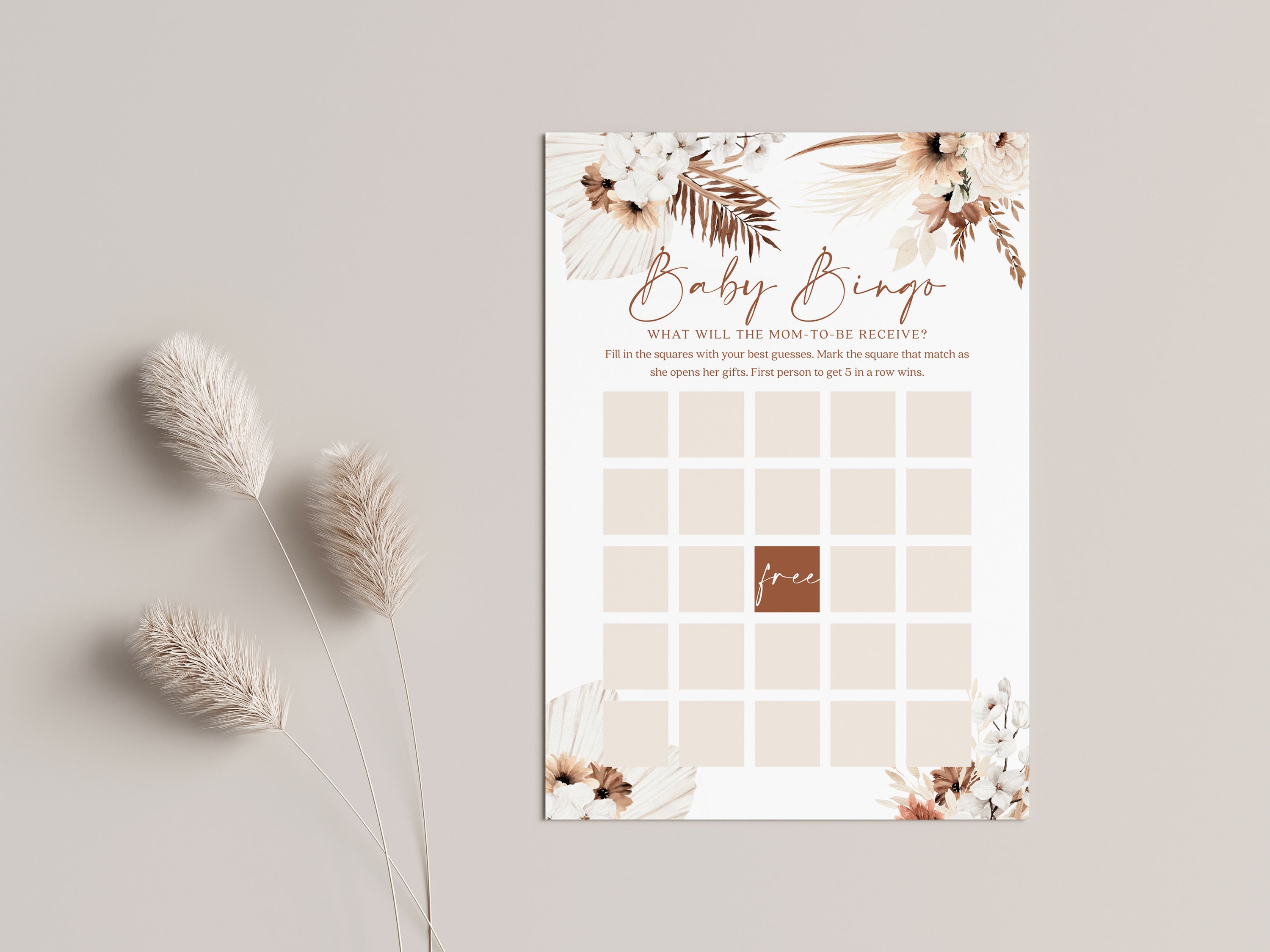 Baby Bingo Game Baby Shower Bingo Games Baby Shower Game - Etsy