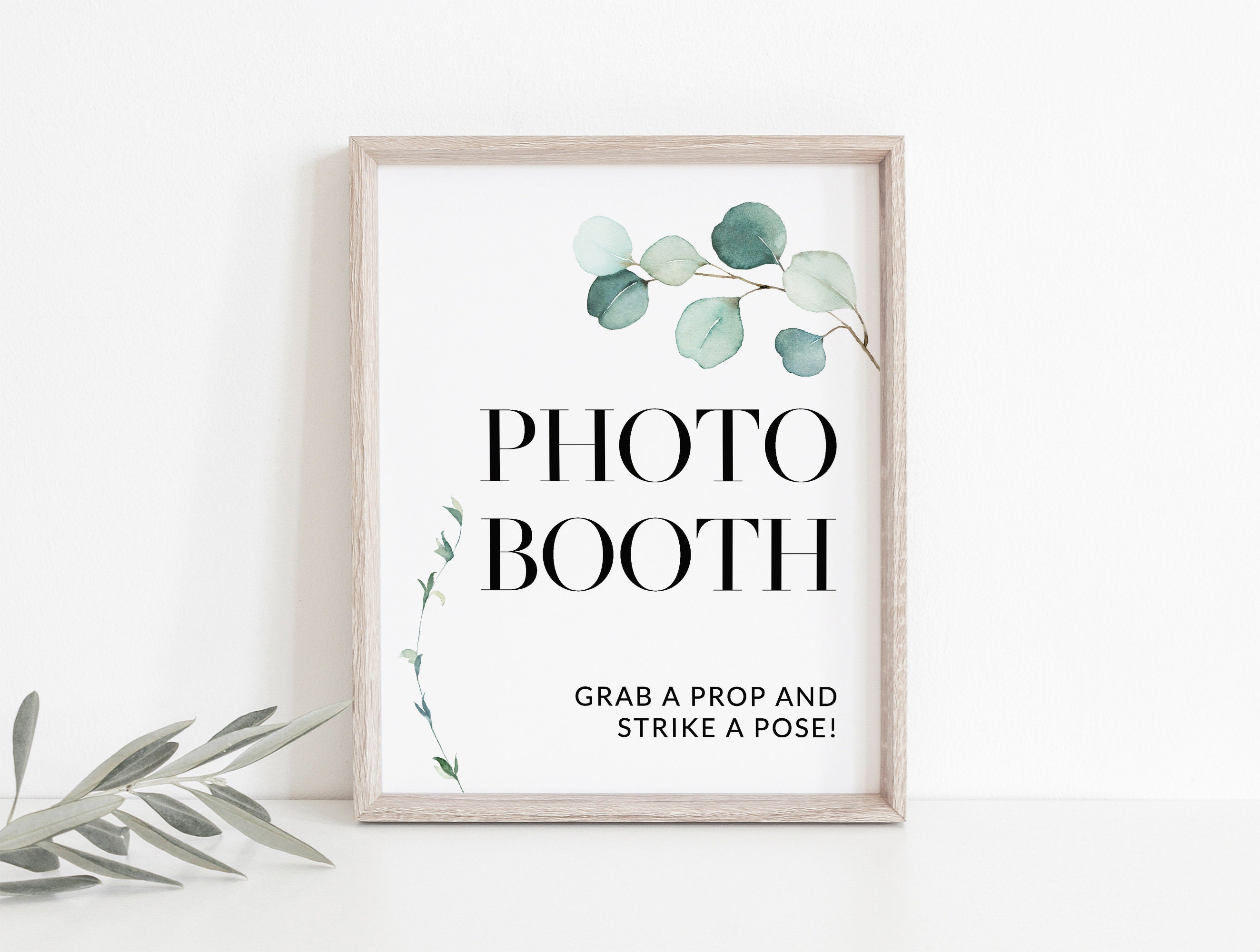 Photo Booth Sign Wedding Sign Template Wedding Photo Props - Etsy