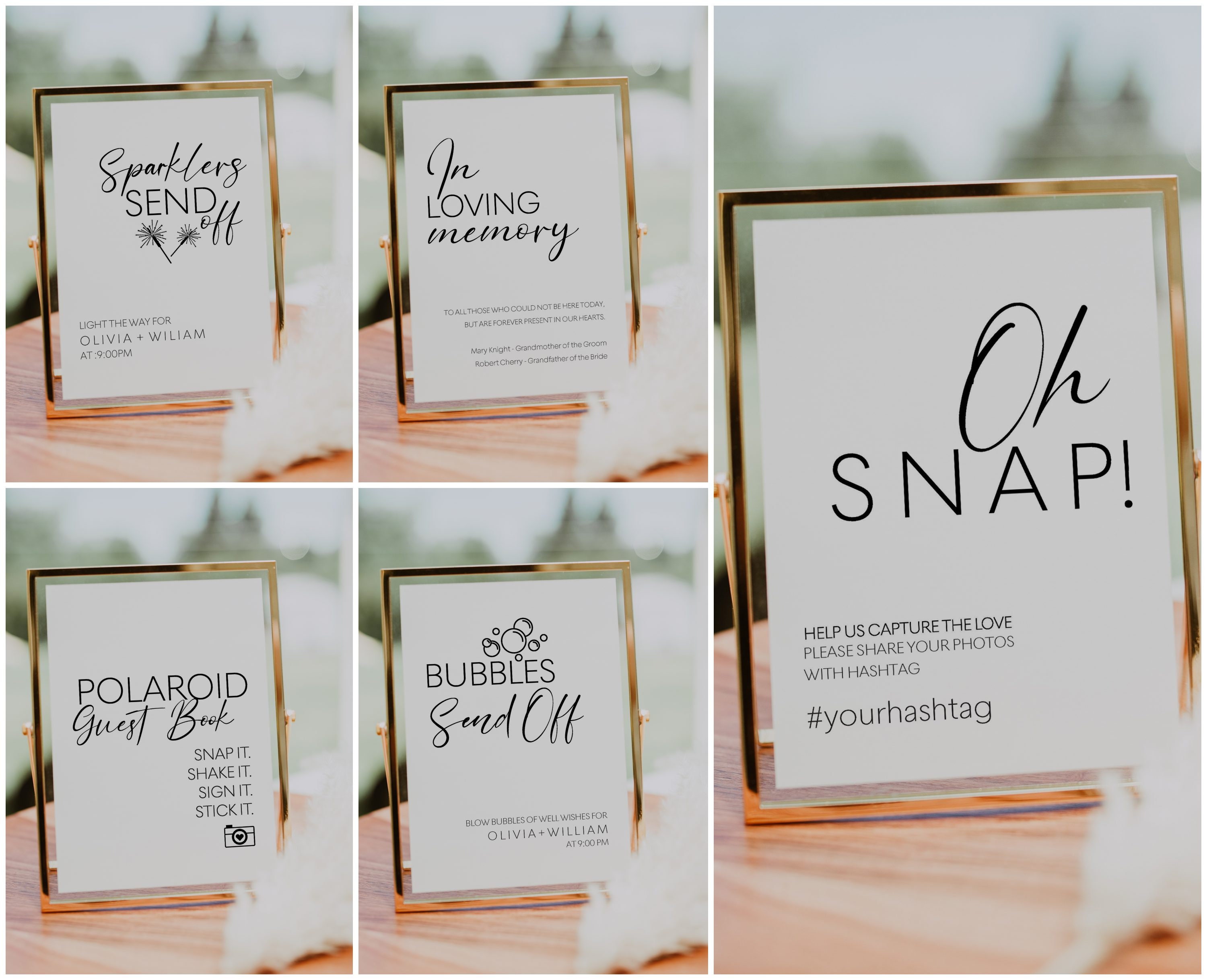 Wedding Signs Bundle 15 Wedding Signs Included Instant - Etsy UK