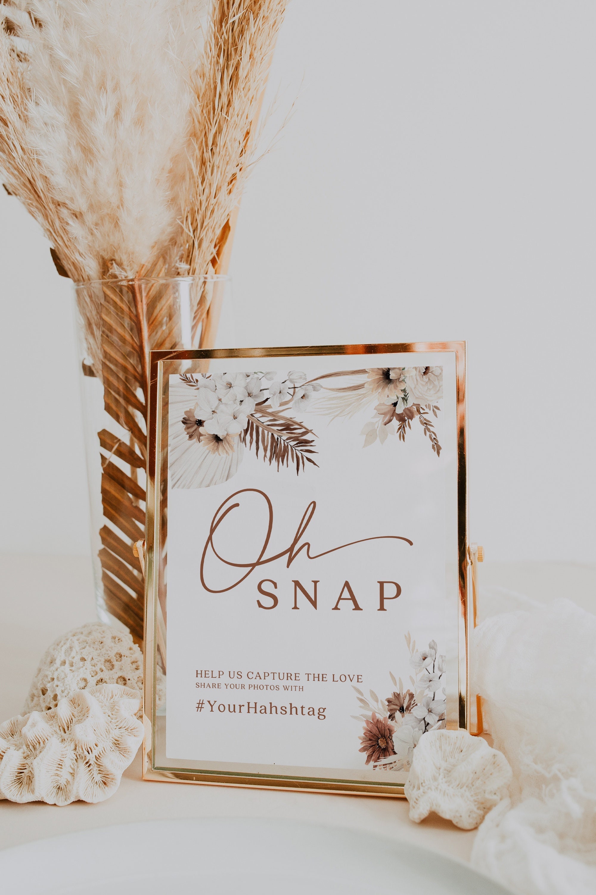 Oh Snap Sign Printable Wedding Oh Snap Sign Hashtag Sign - Etsy