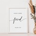 Food Sign Printable Food Sign Template Modern and Elegant - Etsy
