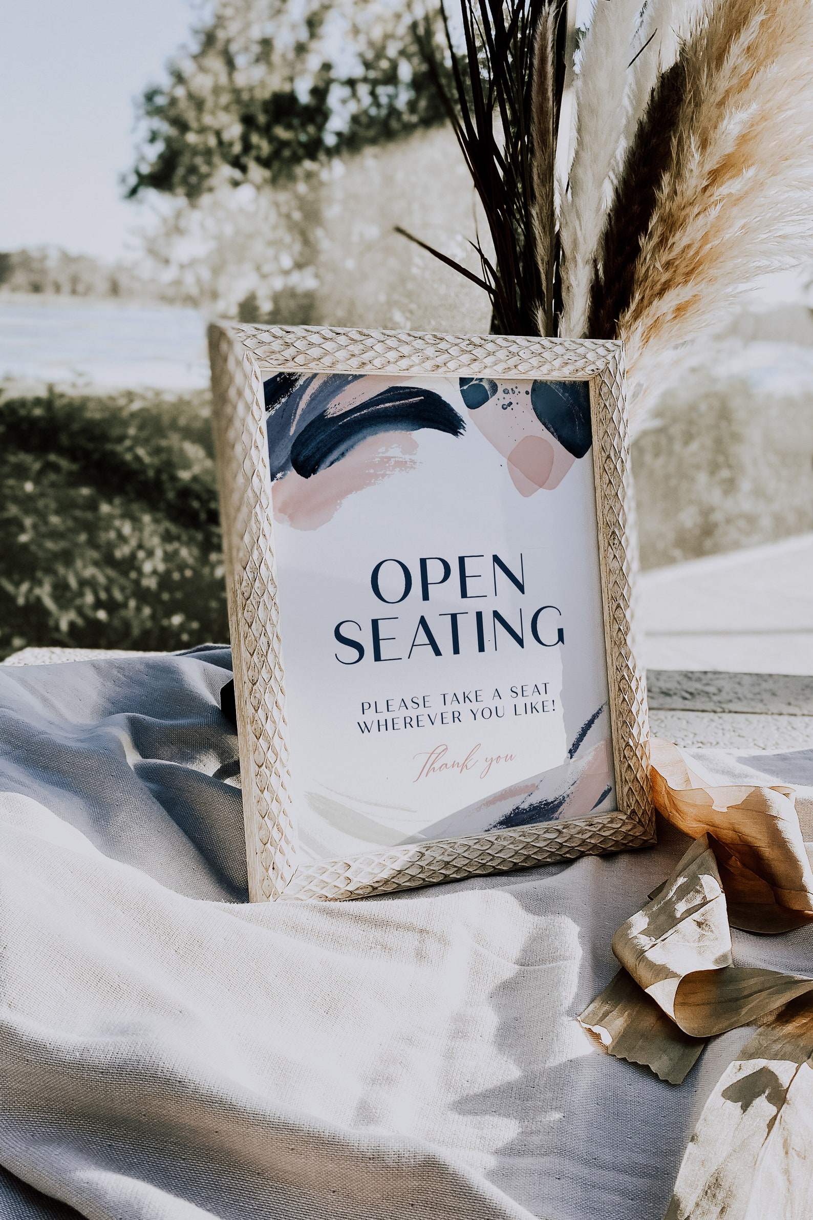 Open Seating Sign Find Your Seat Sign Wedding Seating Sign - Etsy