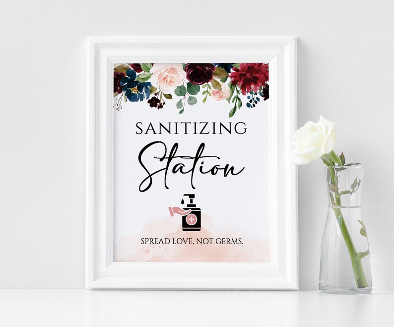 Sanitizing Station Sign Sanitizer Sign Printable Sanitizer - Etsy