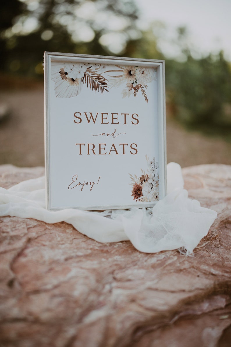 Sweets and Treats Sign Printable Sweets and Treats Sign - Etsy