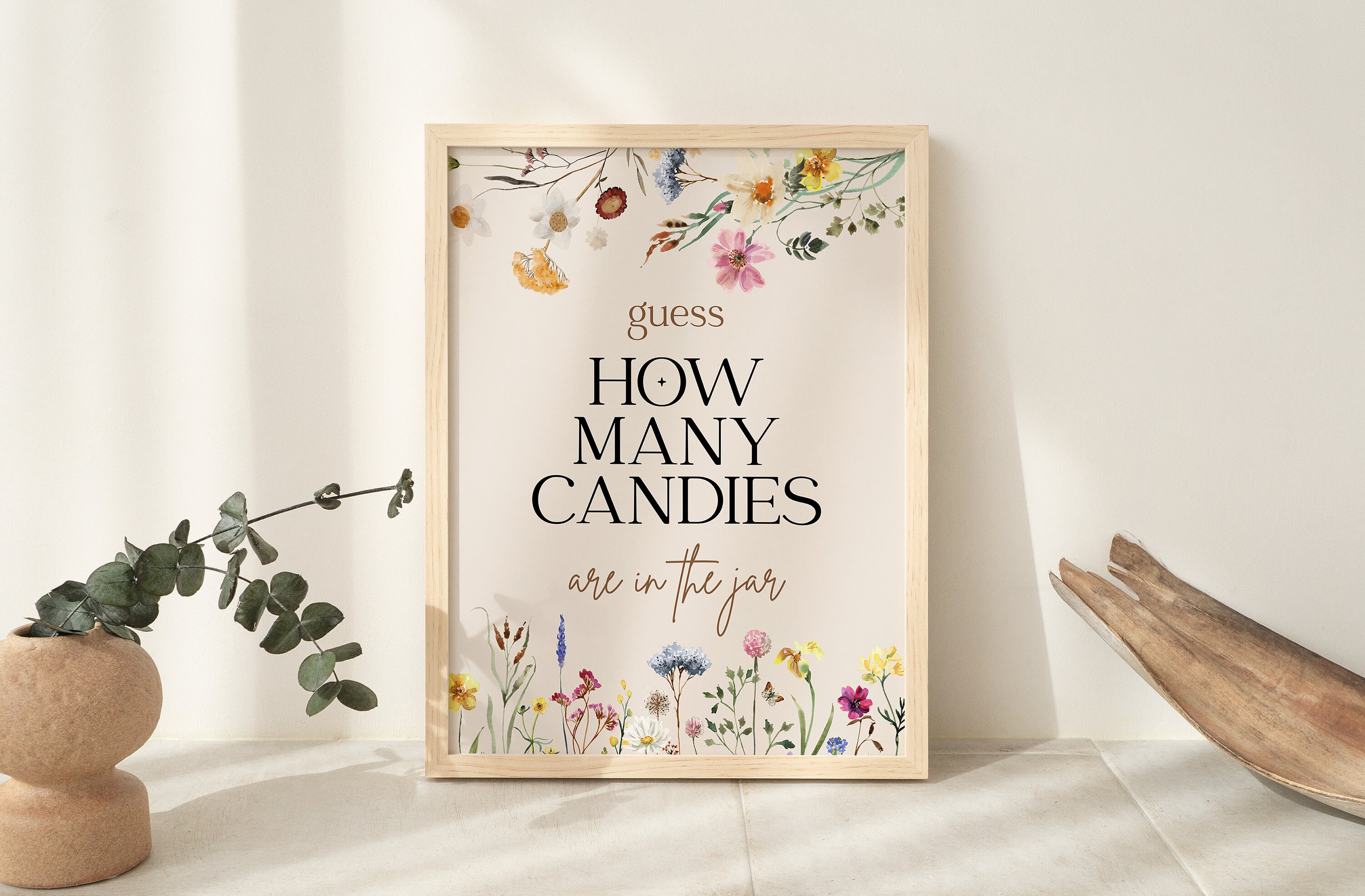 How Many Candies Are in the Jar Sign How Many Candies Sign - Etsy