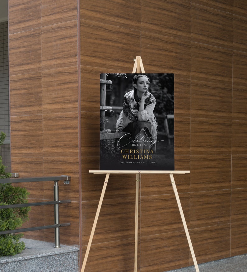 Funeral Welcome Sign Template Instant Download Funeral - Etsy