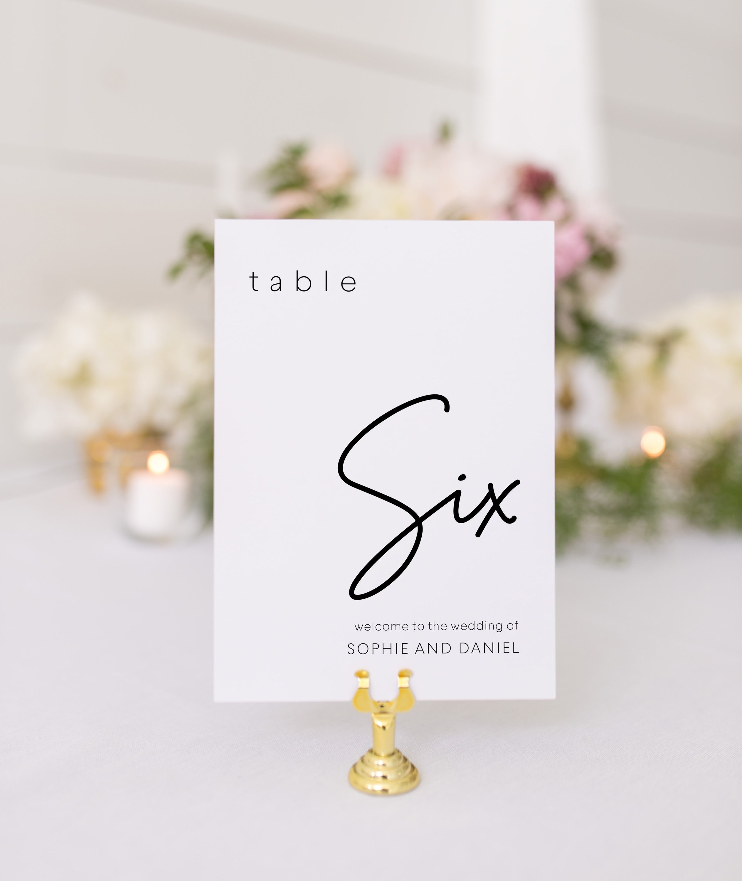 Table number template Table names template Boho table names | Etsy