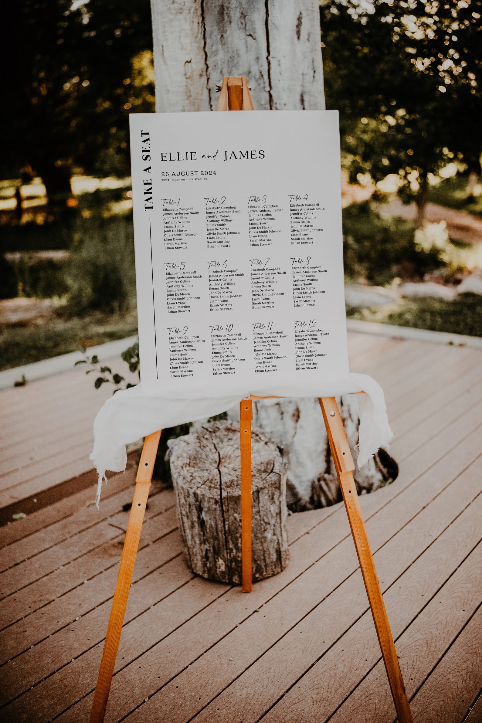 Seating Chart Template Elegant Eating Chart Sign Seating - Etsy