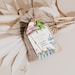 Tropical Favors Tag, Tropical Gift Tag Template, Beach Tropical Thank ...