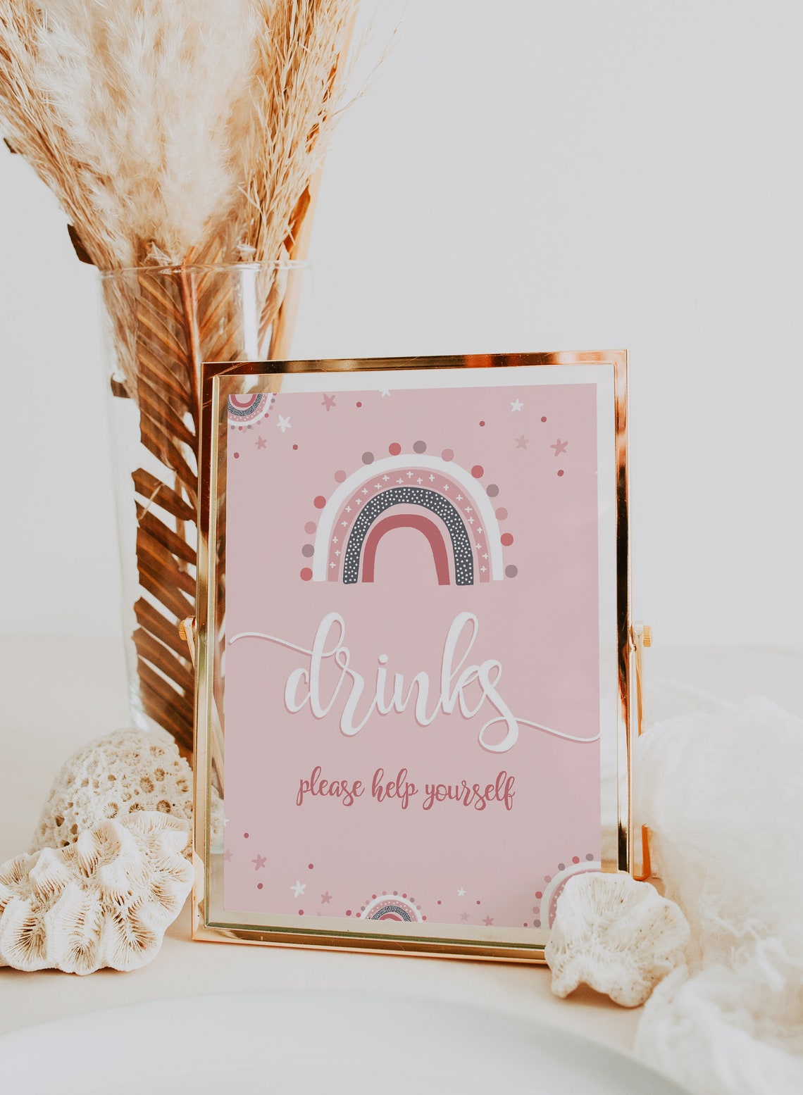 Drinks Sign Printable Drinks Sign Baby Shower Sign Baby | Etsy