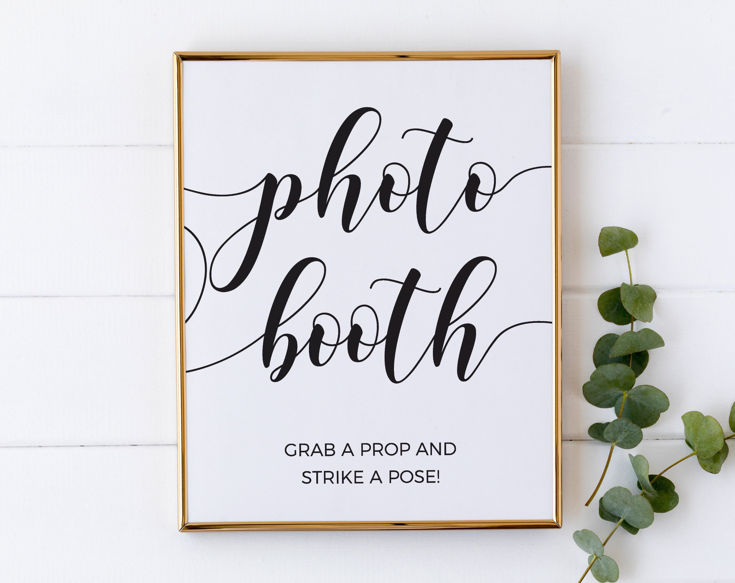 Photo Booth Wedding Sign Photo Booth Sign Printable | Etsy