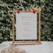 Gold Menu Sign Template, Table Menu Sign, Wedding Menu Template, Gold ...