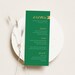 Green Menu Template Wedding Dinner Menu Instant Download - Etsy