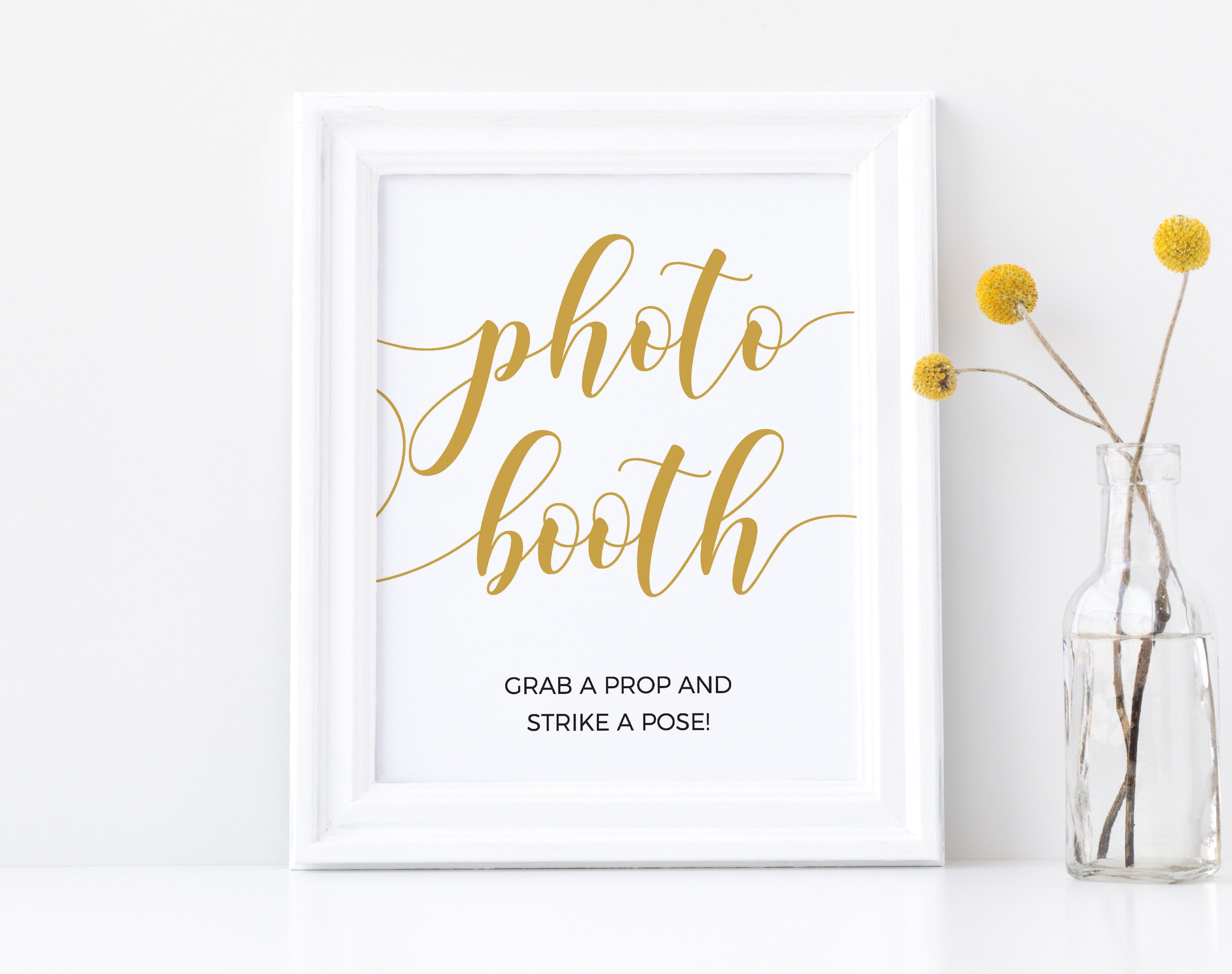 Photo Booth Sign Printable Photo Booth Wedding Photo Booth - Etsy