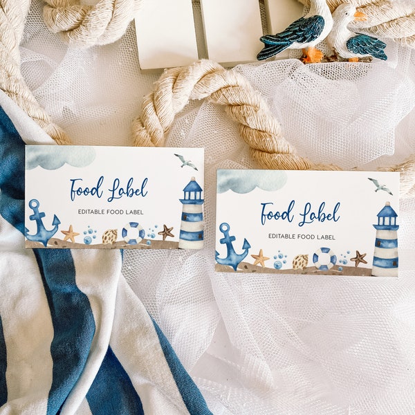 Nautical Place Cards - Etsy