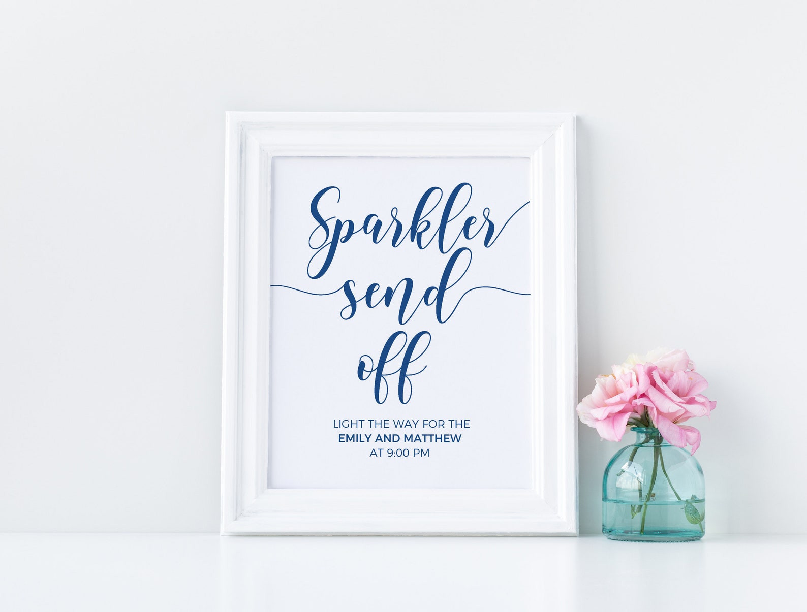 Sparkler Send off Sign Wedding Sparkler Sign Wedding Send | Etsy