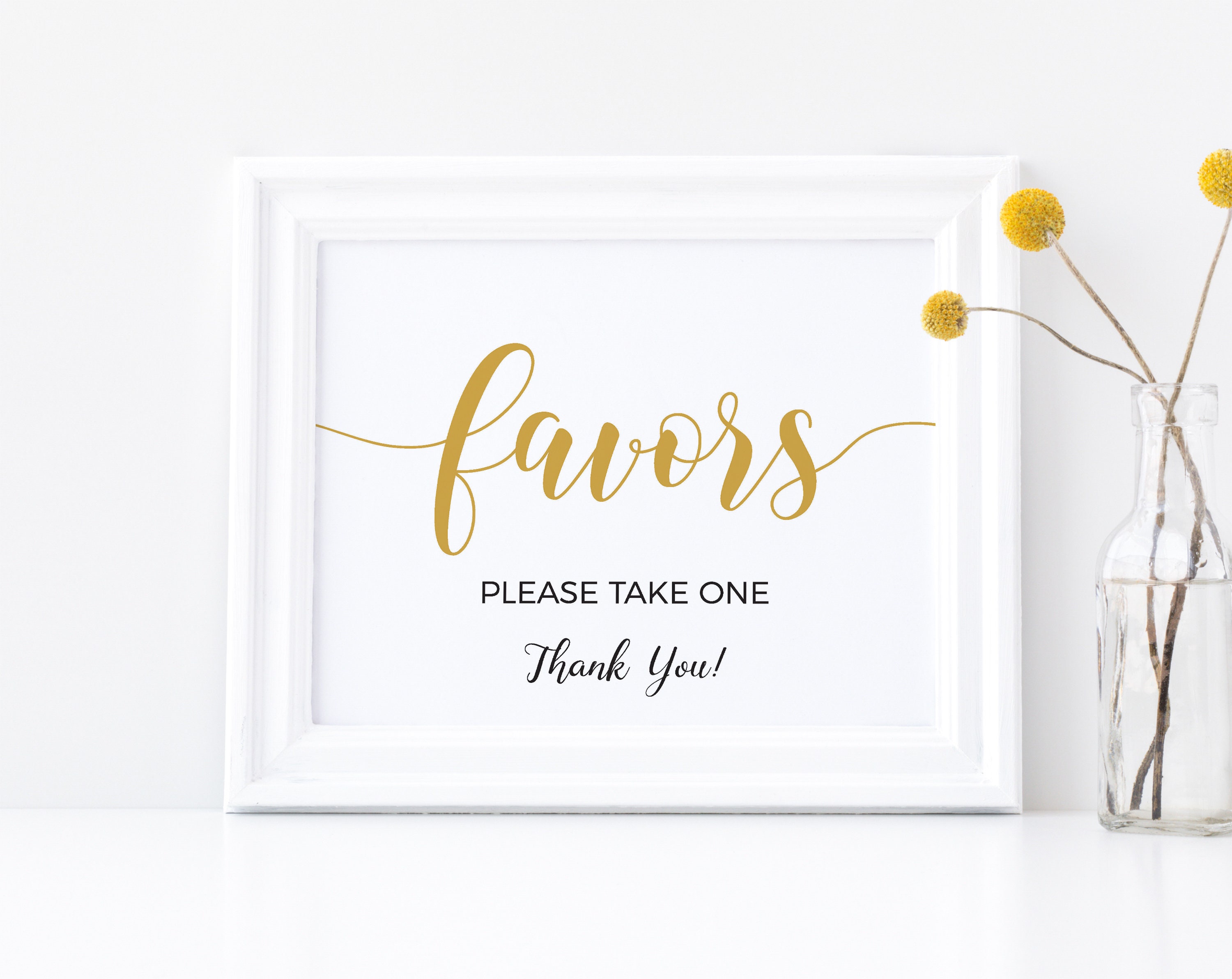 Favors Sign Wedding Favors Sign Printable Favors Sign | Etsy