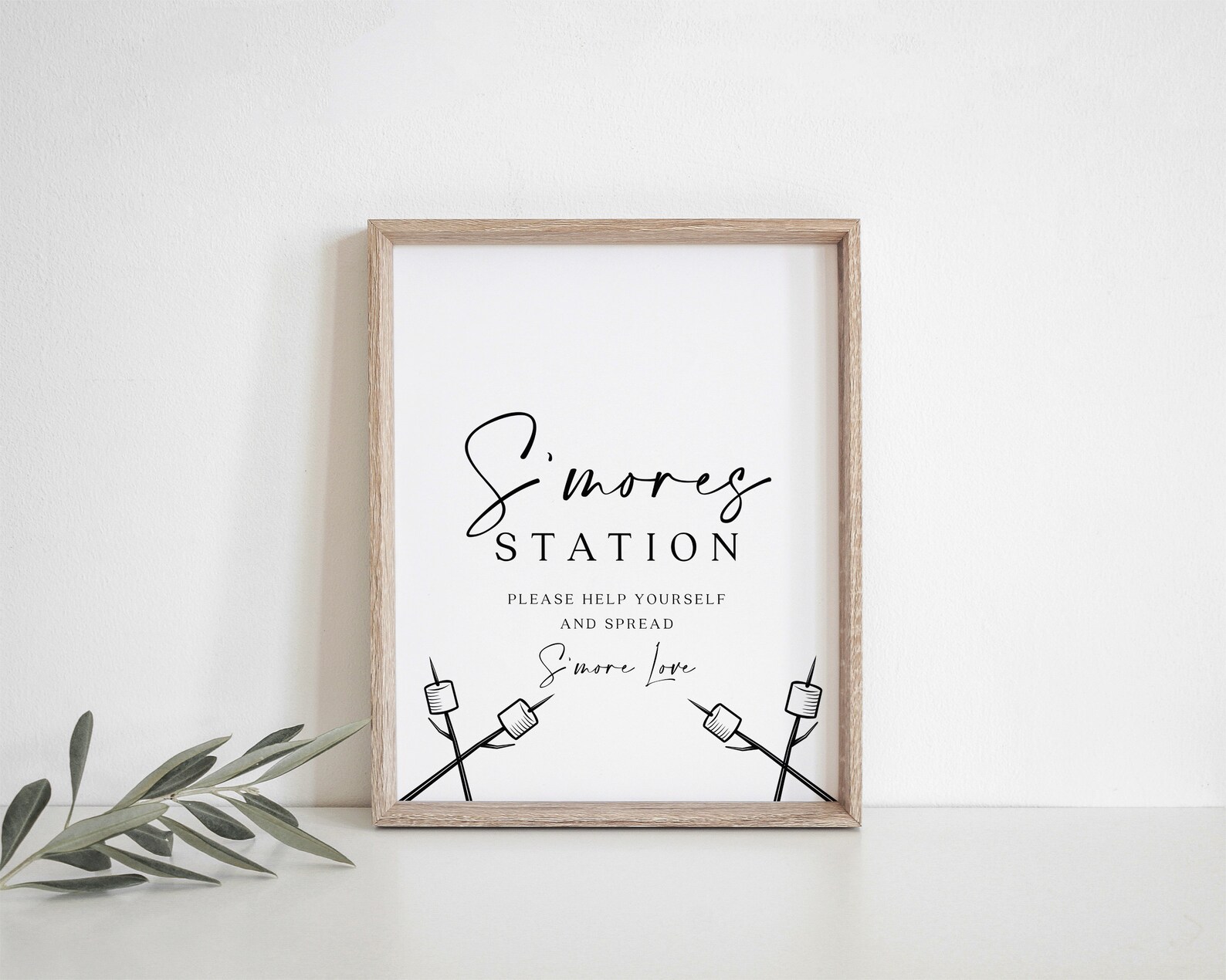 S'mores Station Sign S'mores Bar Sign Marshmallow | Etsy