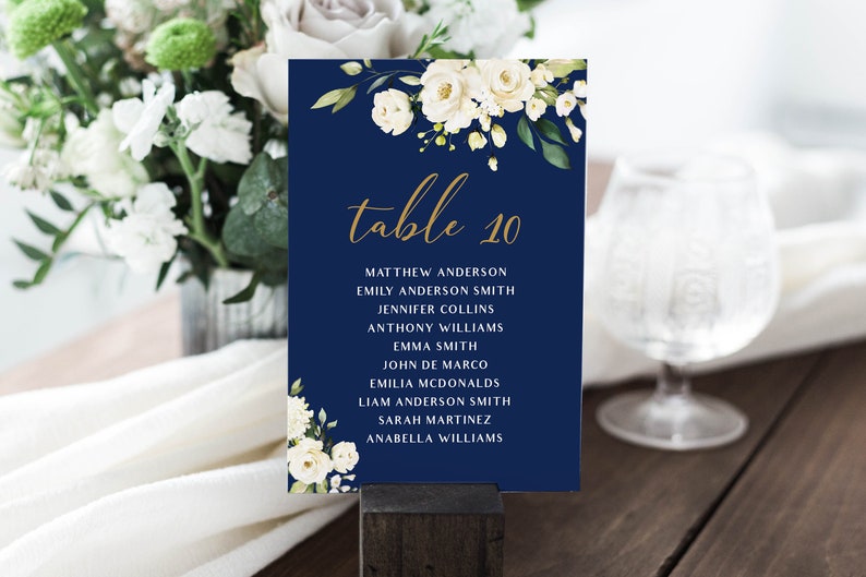 Seating Cards Template Seating Chart Cards Seating Plan - Etsy