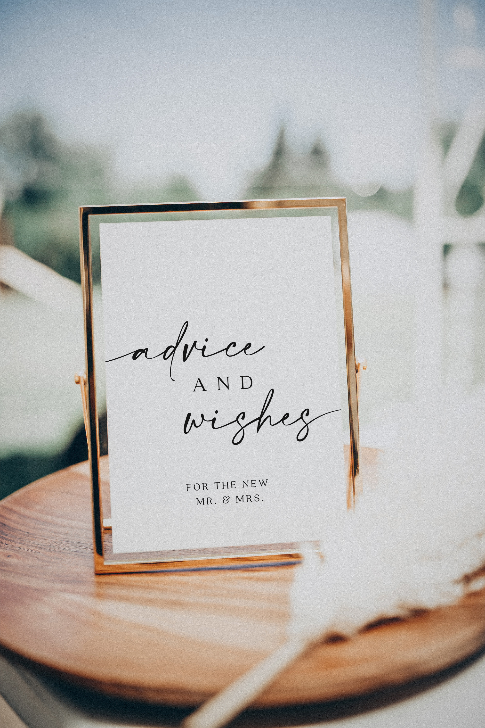 Advice and Wishes Wedding Sign Wedding Sign Template Advice - Etsy