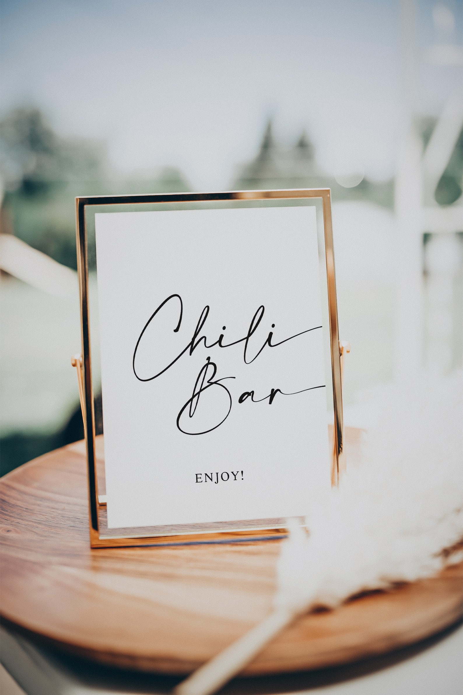 Chili Bar Sign Baby Shower Chili Bar Sign Printable Modern - Etsy