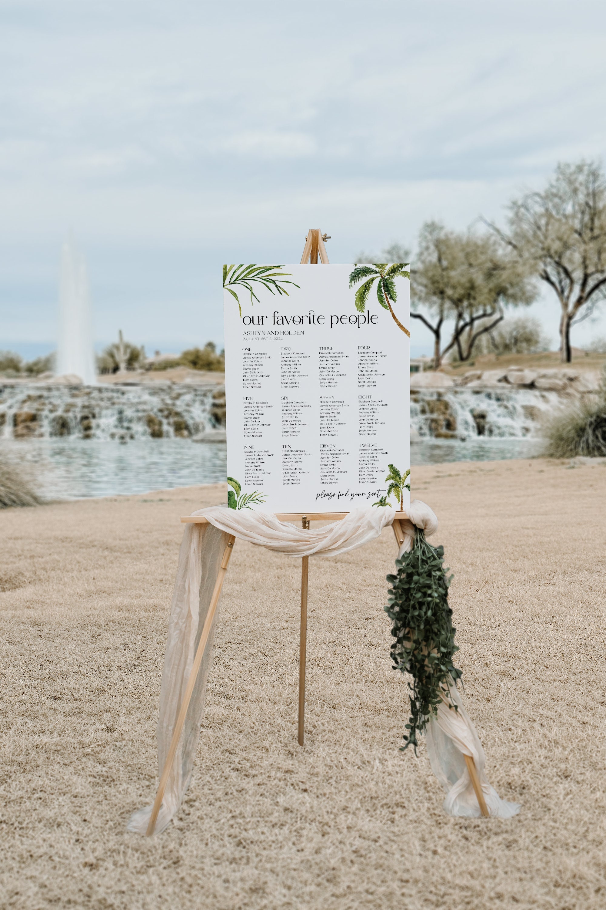 Beach Wedding Seating Ideas