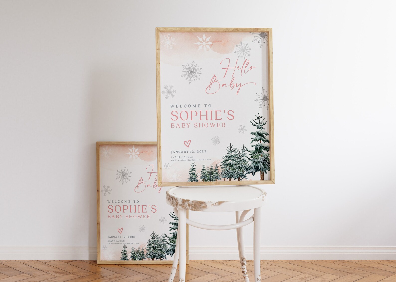 Welcome Sign Template Hello Baby Sign Baby Shower Welcome | Etsy