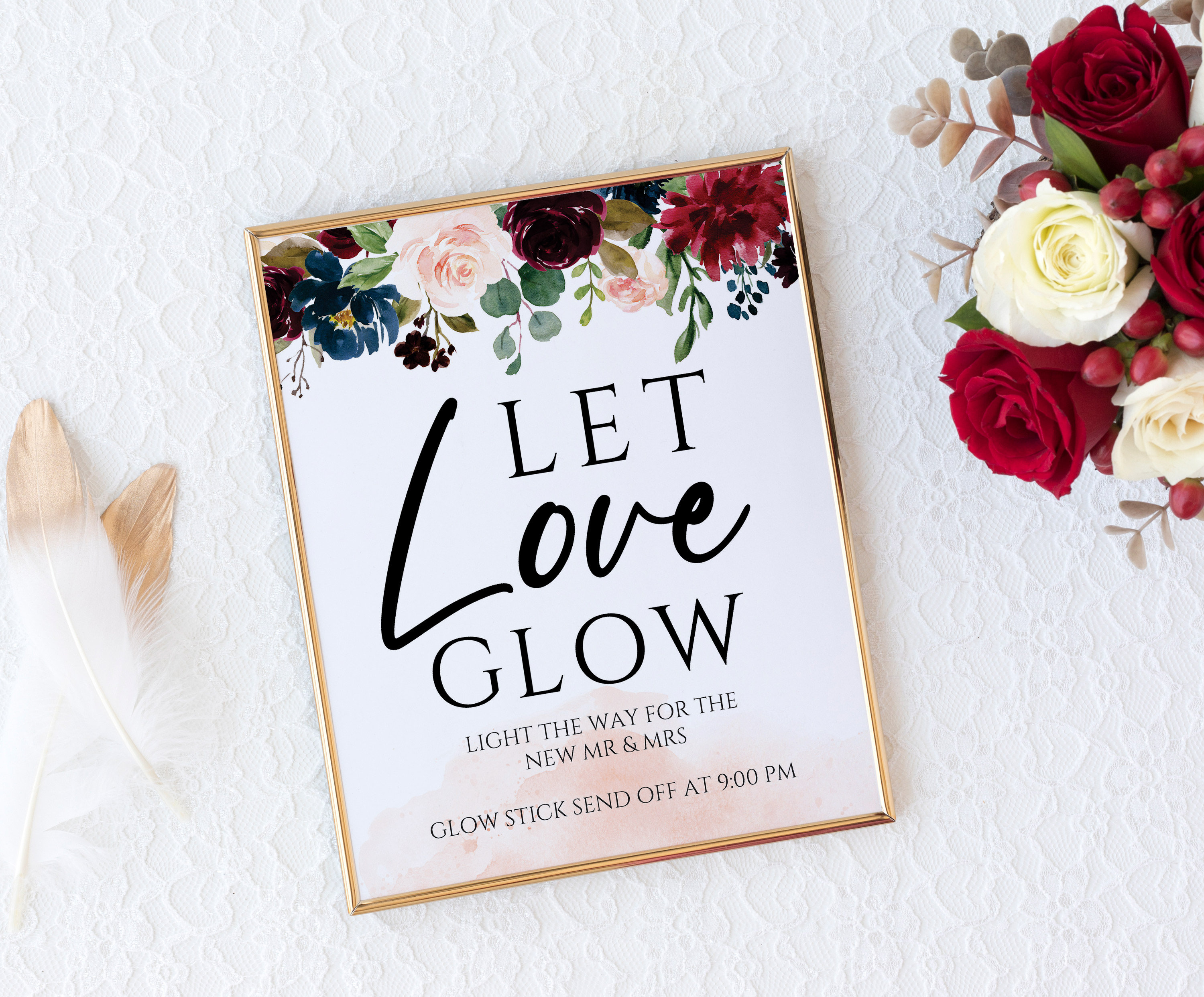 Let Love Glow Sign Glow Stick Sign Wedding Glow Sticks | Etsy Let Love Glow Sign Glow Stick Sign Wedding Glow Sticks | Etsy