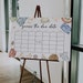 Guess the Due Date Sign Template, Baby Shower Due Date Calendar, Baby ...
