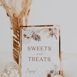Sweets and Treats Sign Printable Sweets and Treats Sign - Etsy
