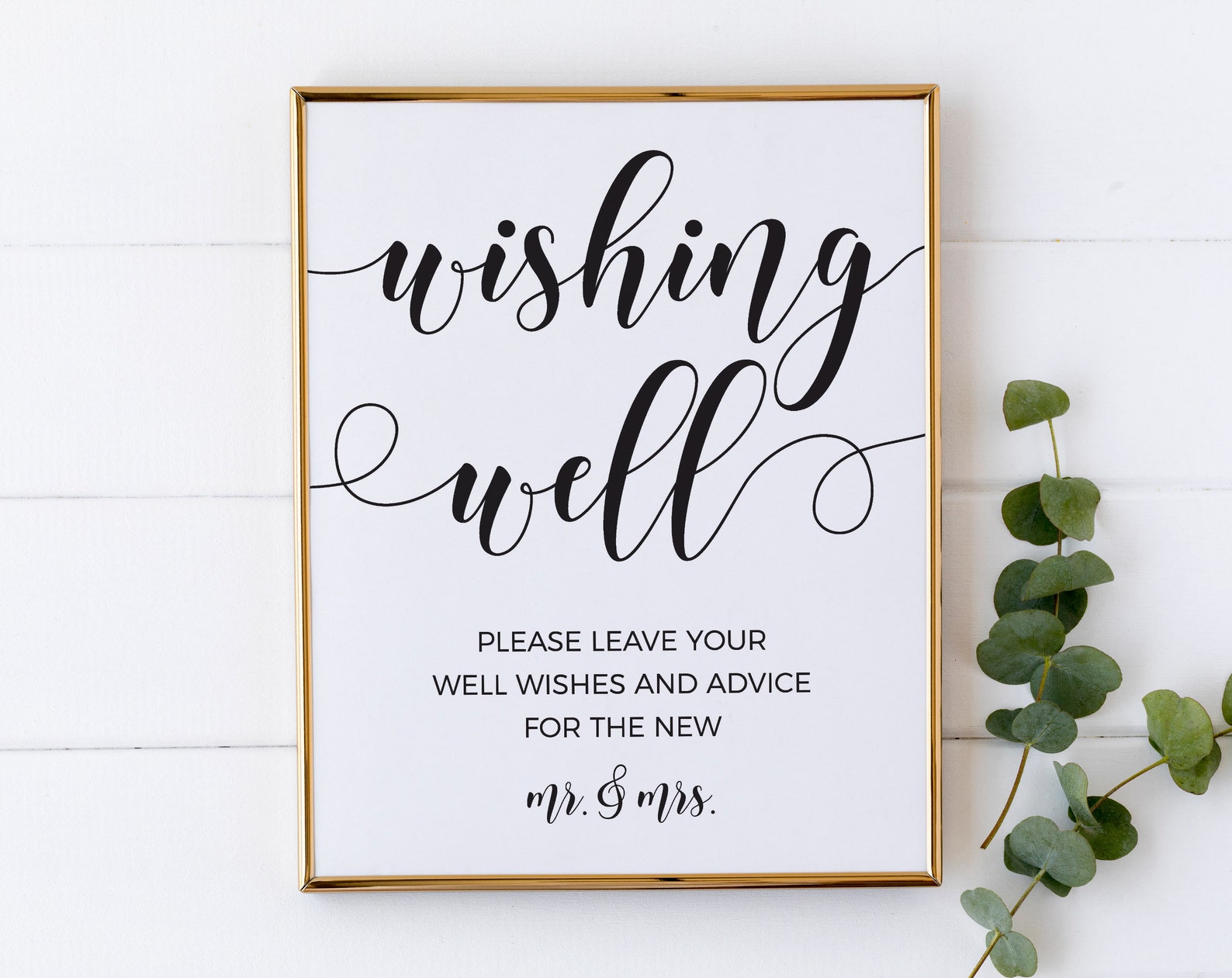 Wishing Well Sign Wedding Wishing Well Sign Wedding Signs Etsy