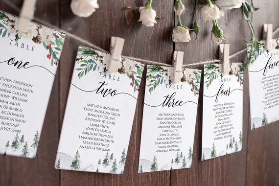 wedding-seating-cards-christmas-seating-chart-seating-chart-etsy