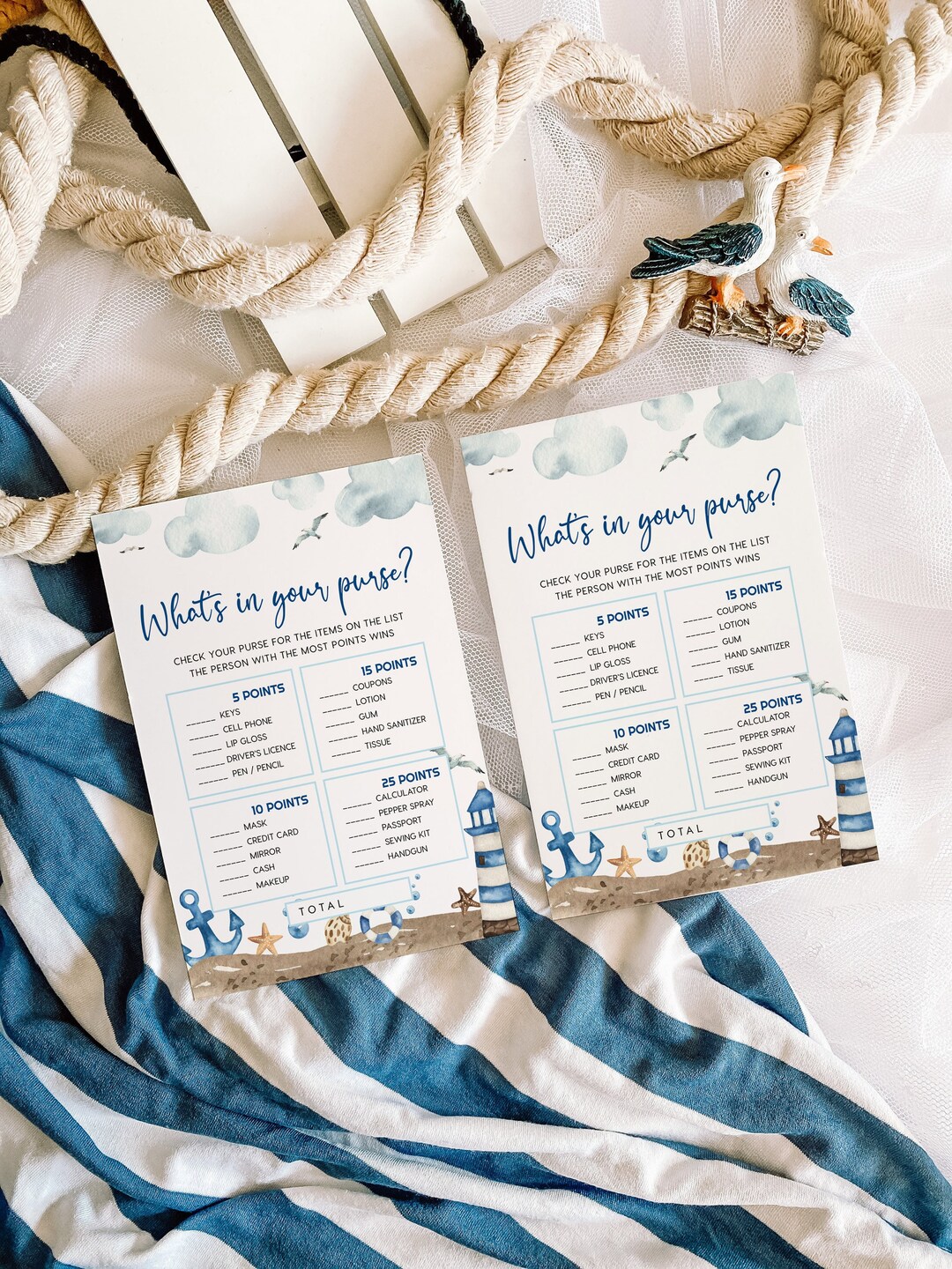 What's in Your Purse Game, Baby Shower What's in Your Purse Game ...