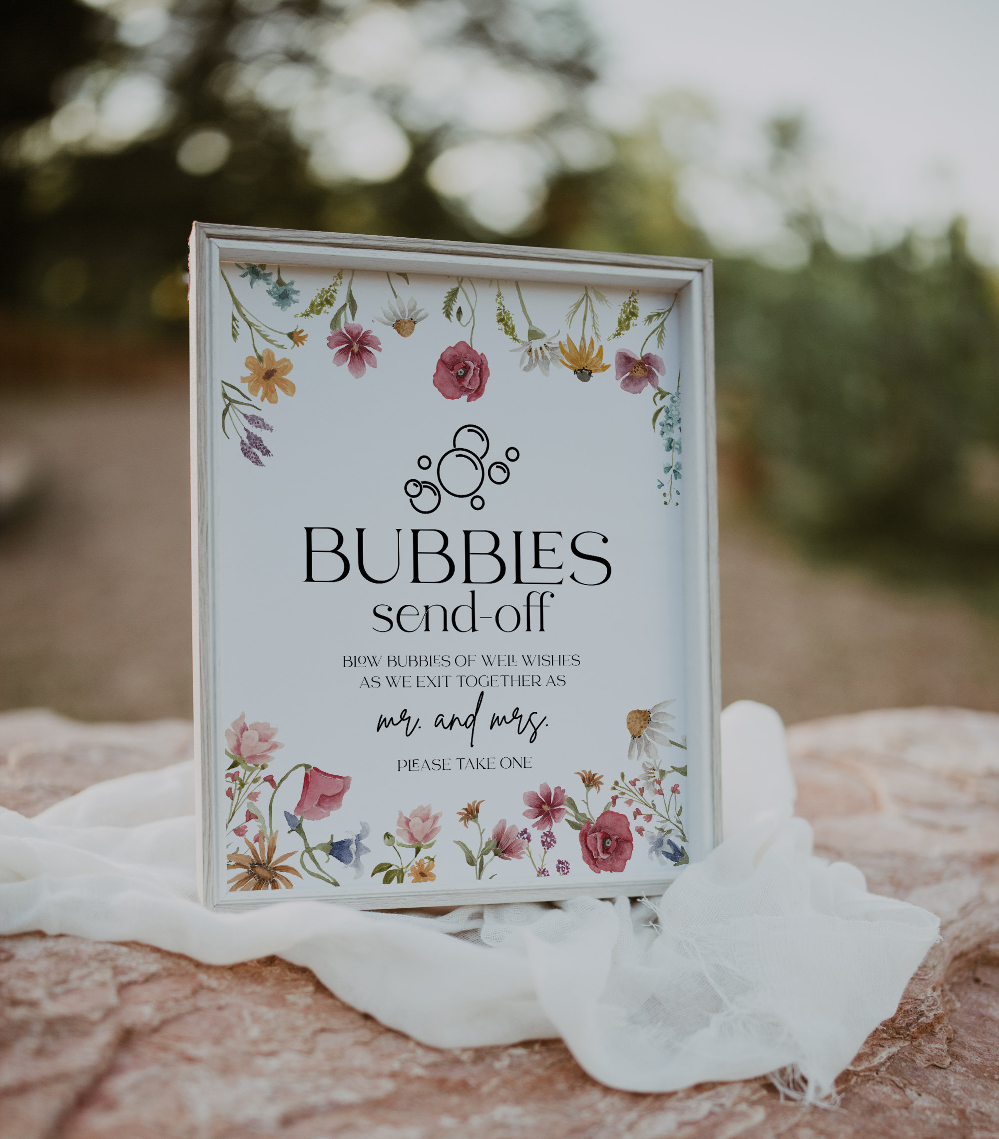 Bubbles Send off Template Bubbles Send off Sign Spring - Etsy