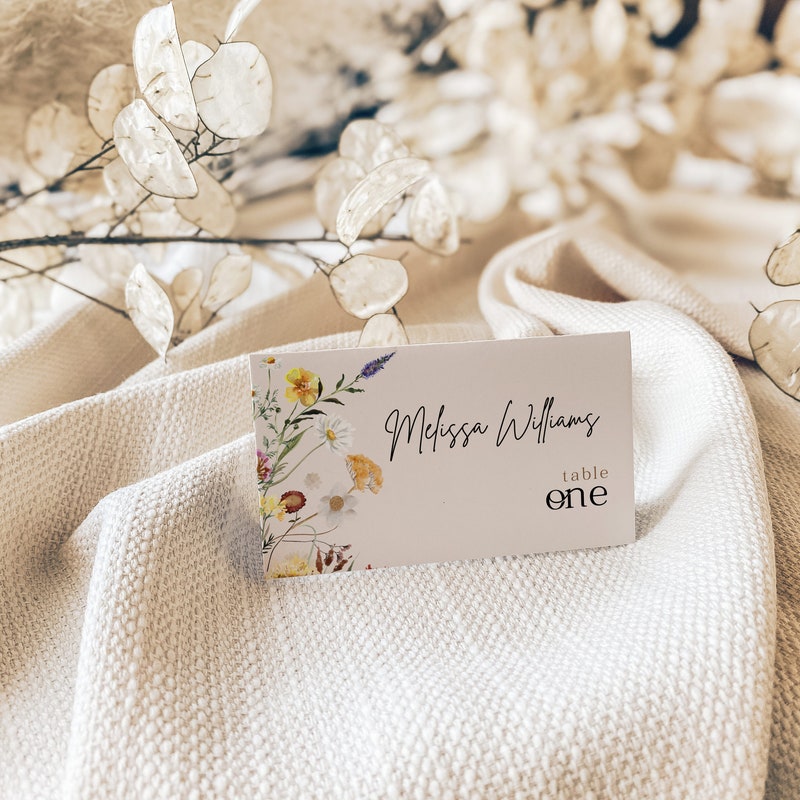 Spring Place Cards - Etsy