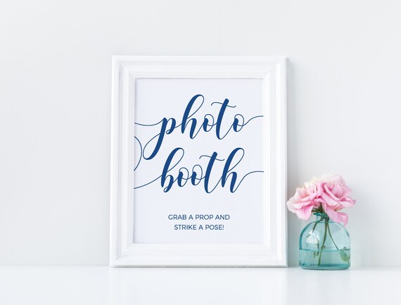 Photo Booth Sign Wedding Photo Booth Printable Photo Booth | Etsy