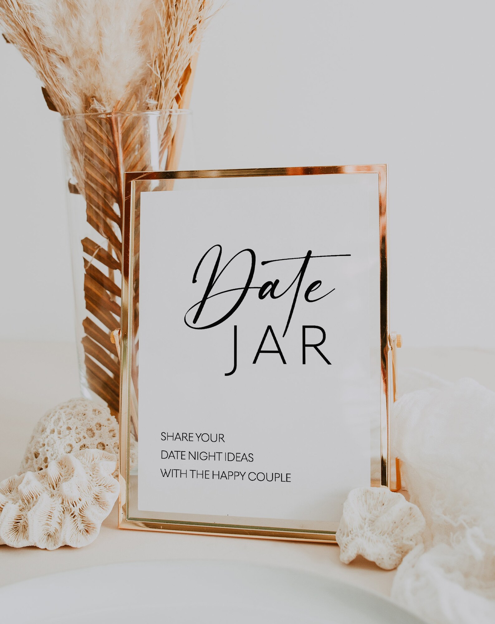 Date Jar Sign Wedding Date Jar Boho Wedding Sign Modern - Etsy