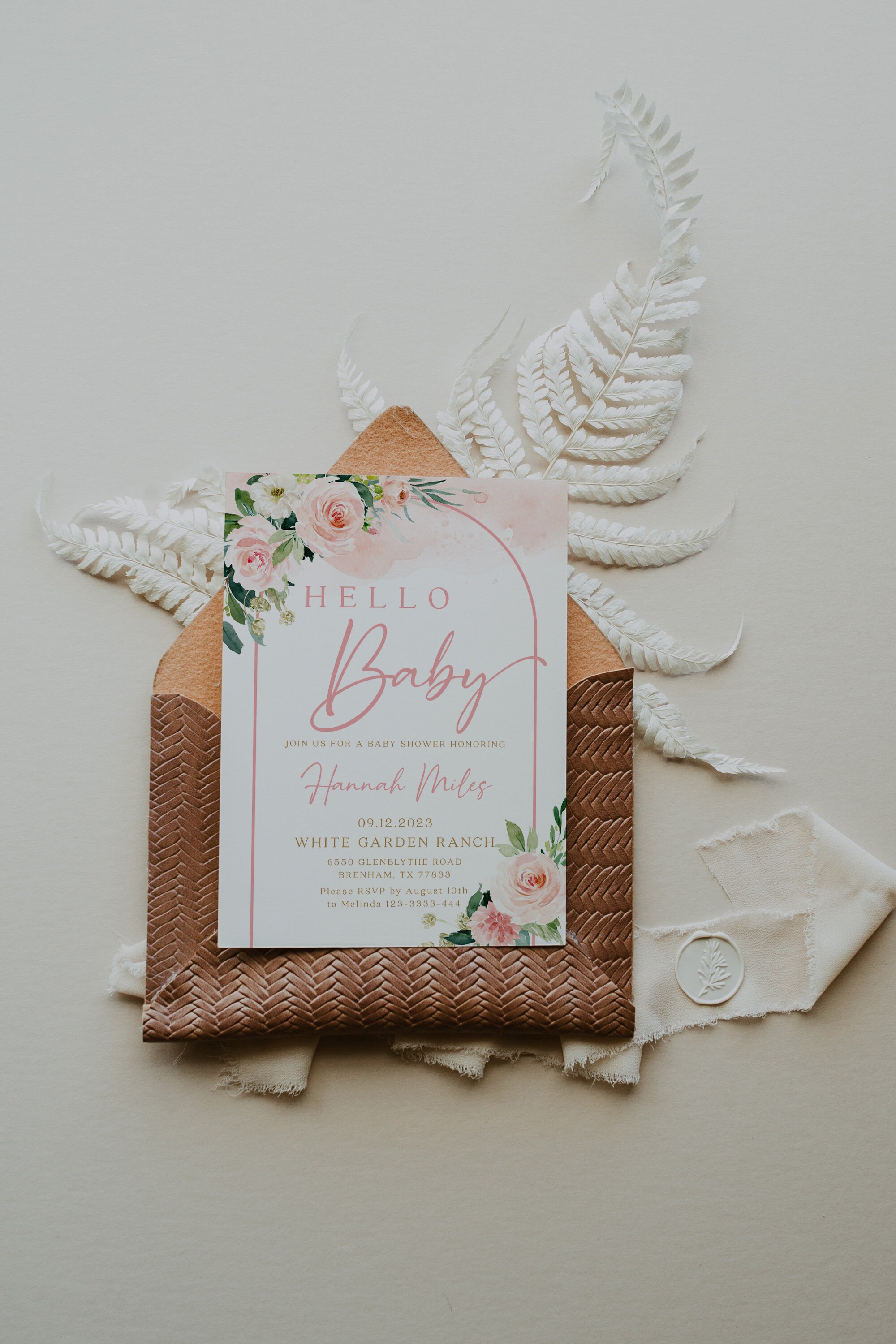 Hello Baby Invitation Baby Shower Invitation Baby Shower - Etsy