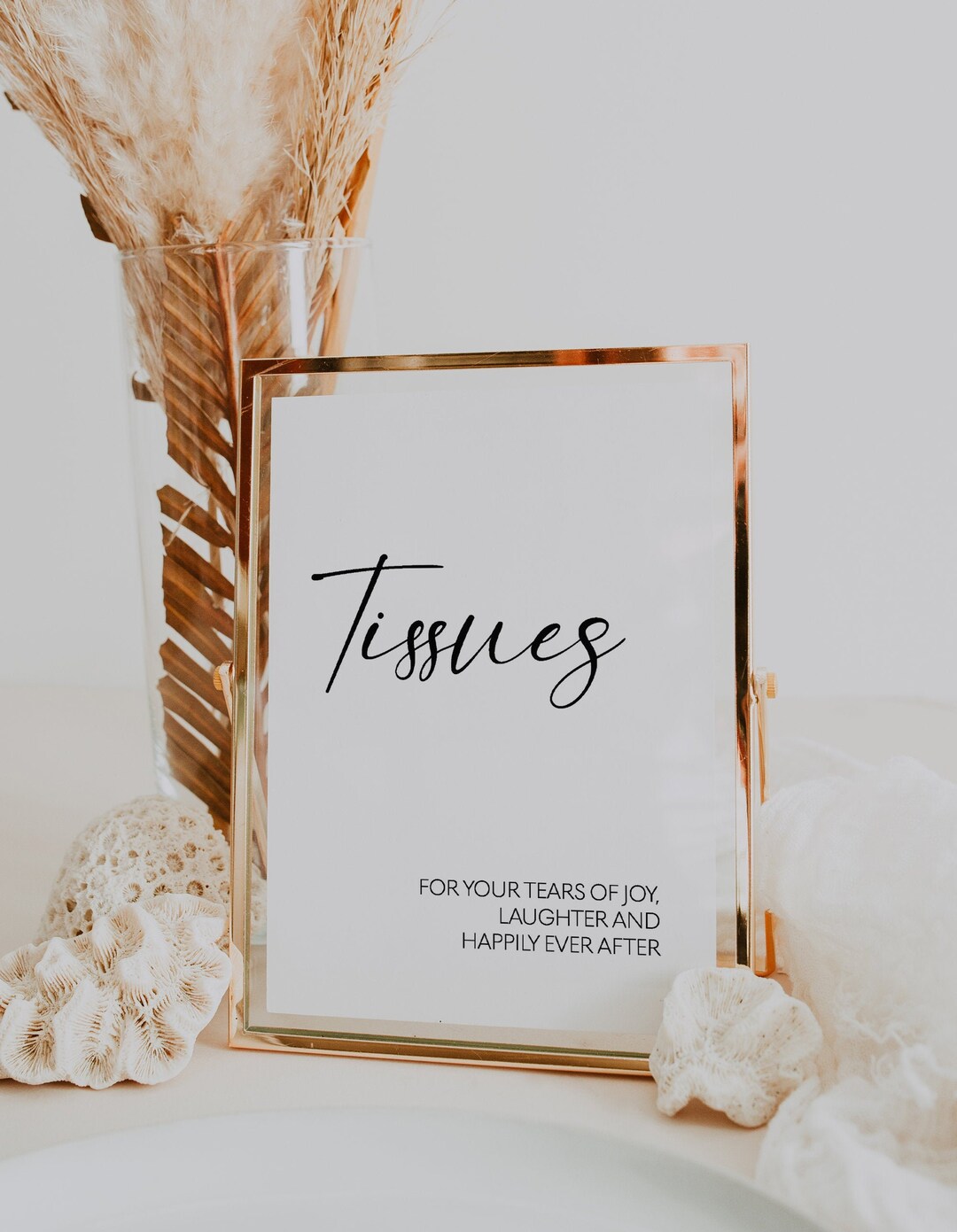 Tissues Sign, Wedding Tissues Sign, Wedding Signage lwtboho - Etsy UK