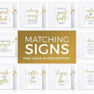 Please Sign, Wedding Guest Book Sign, Please Sign Template, Wedding ...