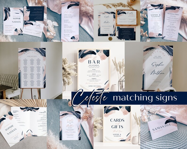 Booklet Program Template Wedding Ceremony Program Wedding - Etsy